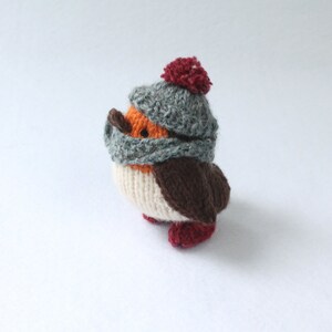 Winter Robin Knitting Pattern PDF - Etsy