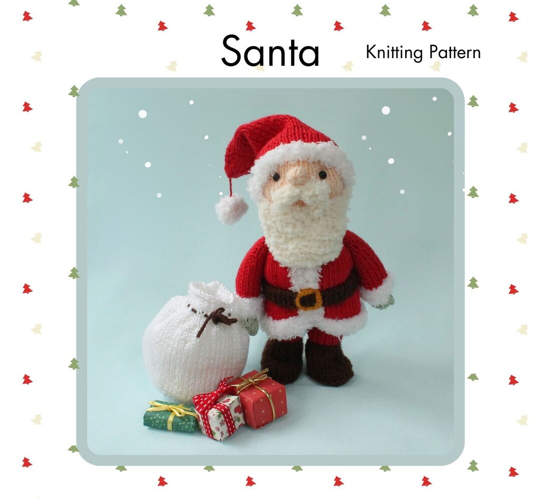 Santa Doll Knitting Pattern PDF - Etsy