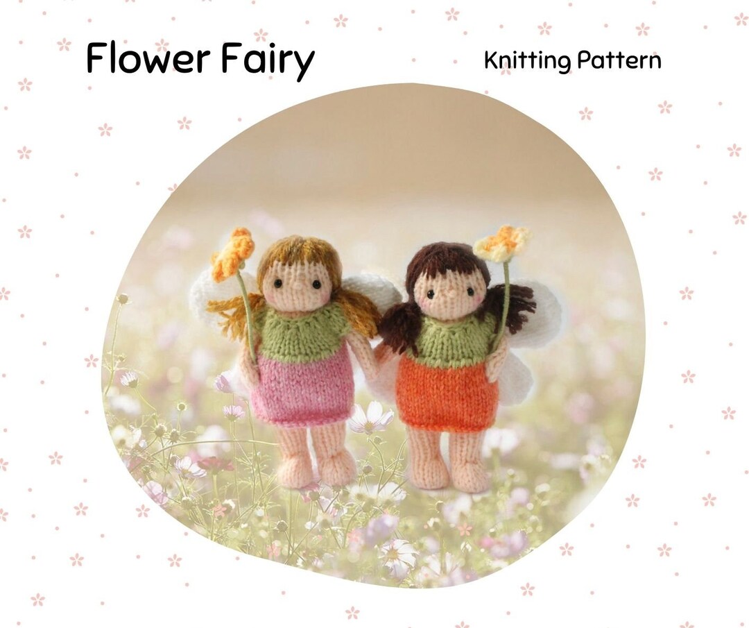 Flower Fairy Knitting Pattern PDF - Etsy