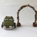 Mini Knitted Monkeys and Truck With Tropical Birds - Etsy