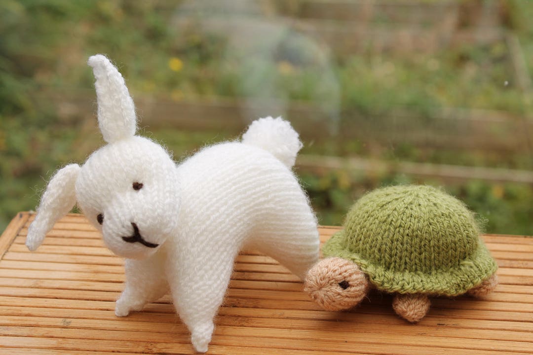 Hare and Tortoise Knitting Pattern PDF - Etsy
