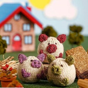 Three Little Pigs Knitting Pattern PDF - Etsy