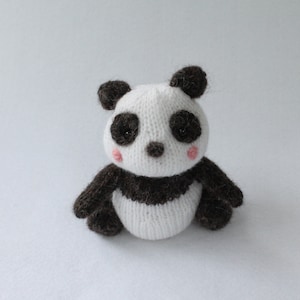Sweet Pandas Knitted Panda Knitting Pattern PDF - Etsy