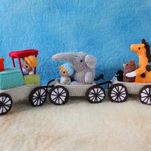 Choo Choo Train Knitting Pattern, Train, Boys, and Animals Knitting ...