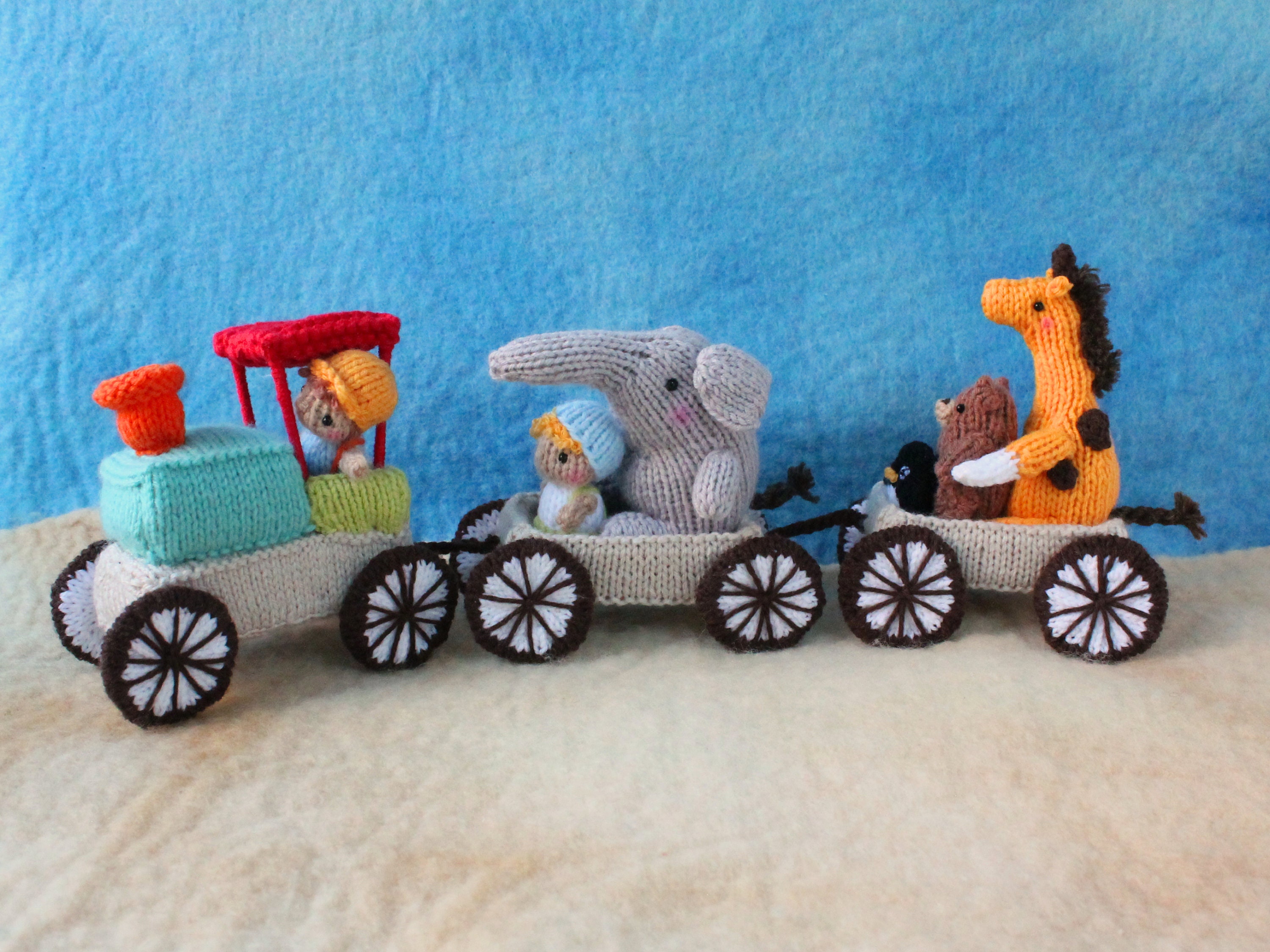 Choo Choo Train Knitting Pattern, Train, Boys, and Animals Knitting ...