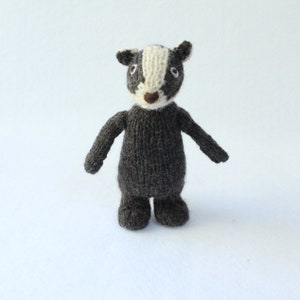 Fairisle Badger Knitting Pattern PDF Knitted Badger - Etsy