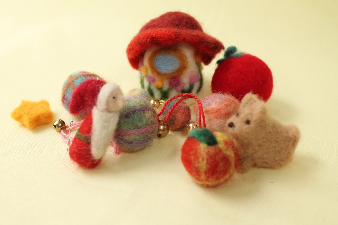 Mini Felted Critter Collection Wet and Needle Felted - Etsy