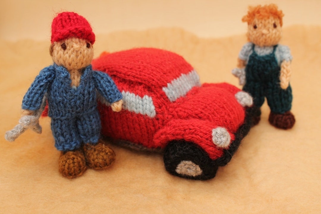 Knitted Occupational Doll Series; Car Mechanics - Etsy