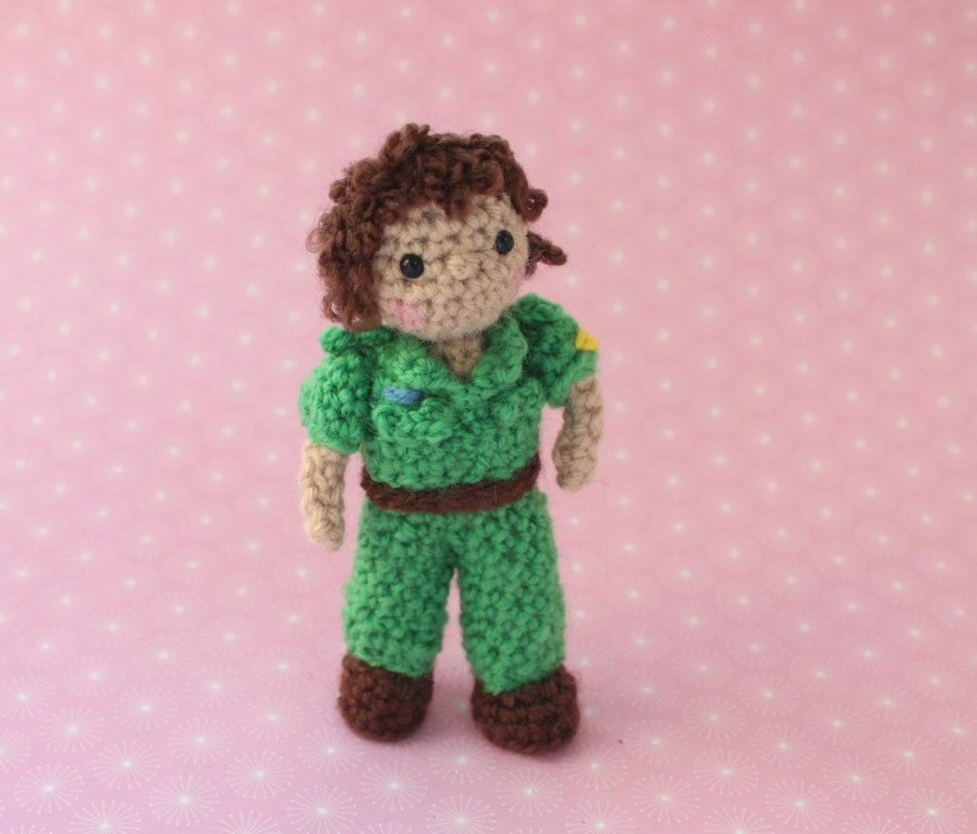 Mini Amigurumi Doll Paramedic - Etsy