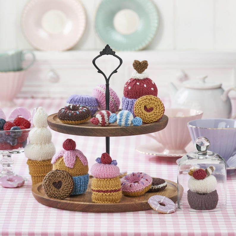 Knitted Sweets and Cupcakes Knitting Pattern PDF - Etsy