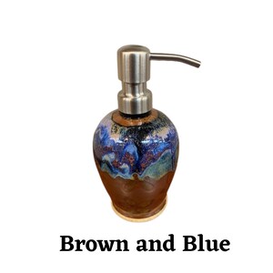 Becca Irvin Pottery Soap/lotion Dispenser - Etsy
