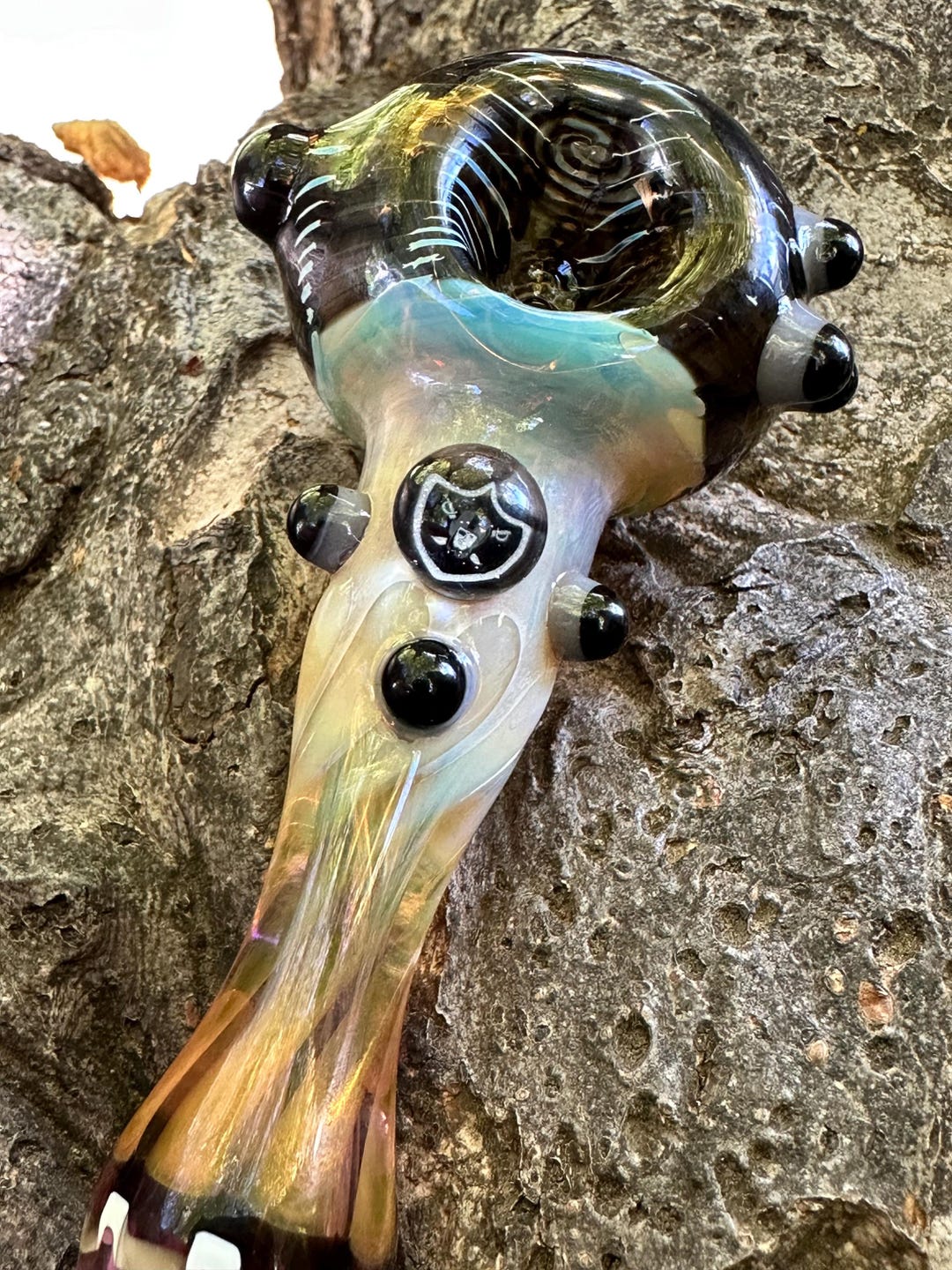 RAIDERZZ Glass Pipes. Raiderz Millie With Black and Grey Highlights ...