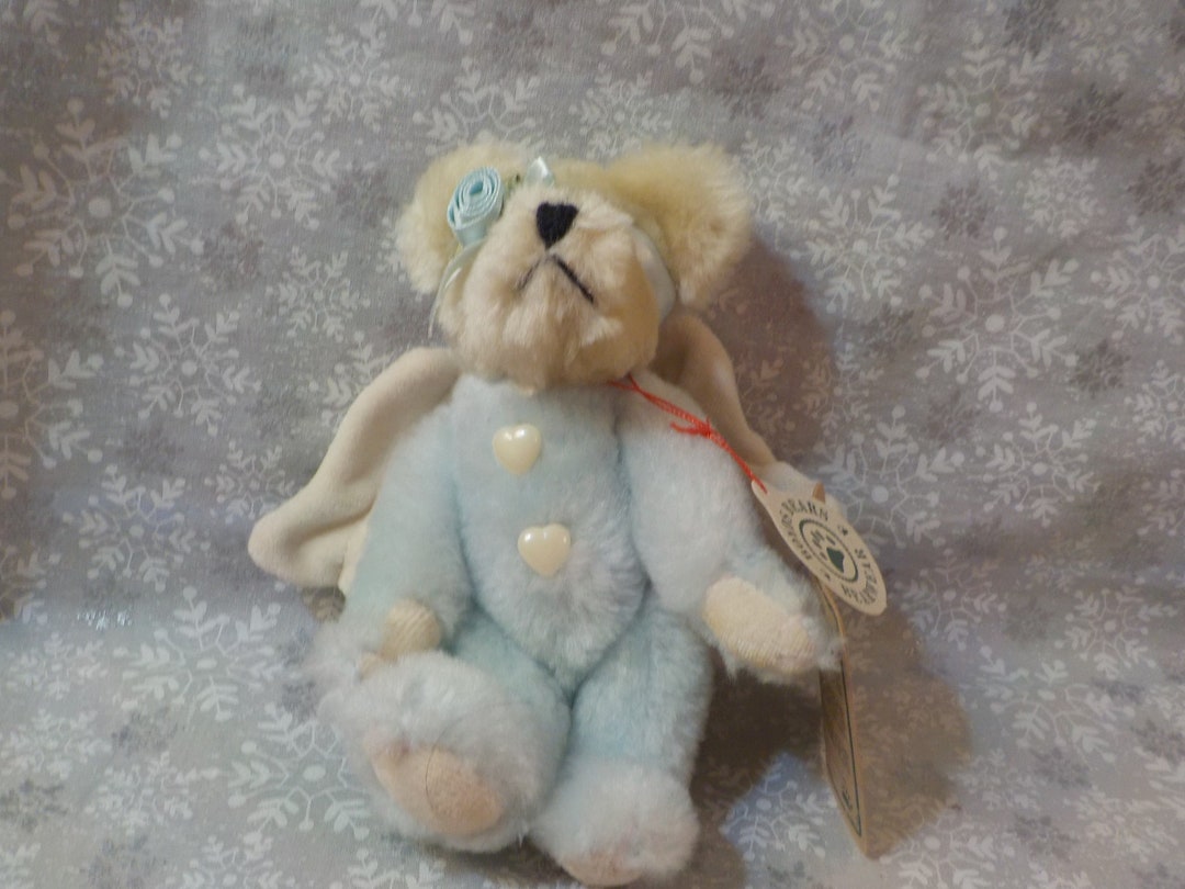 Boyds Bears Retired Pastel Blue Angel Bear zephyr - Etsy