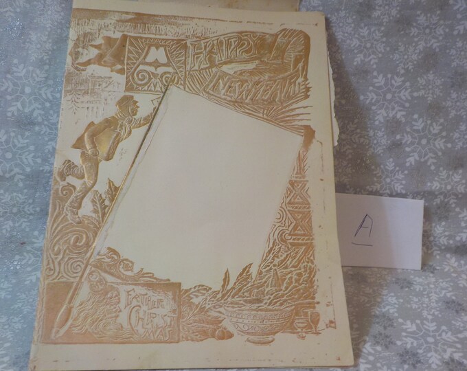 Vintage 1800's Scrapbook Ephemera Booklet Taken Out - Etsy