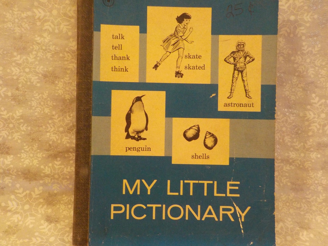 My Little Pictionary Children's Book 1962 Pre-owned - Etsy