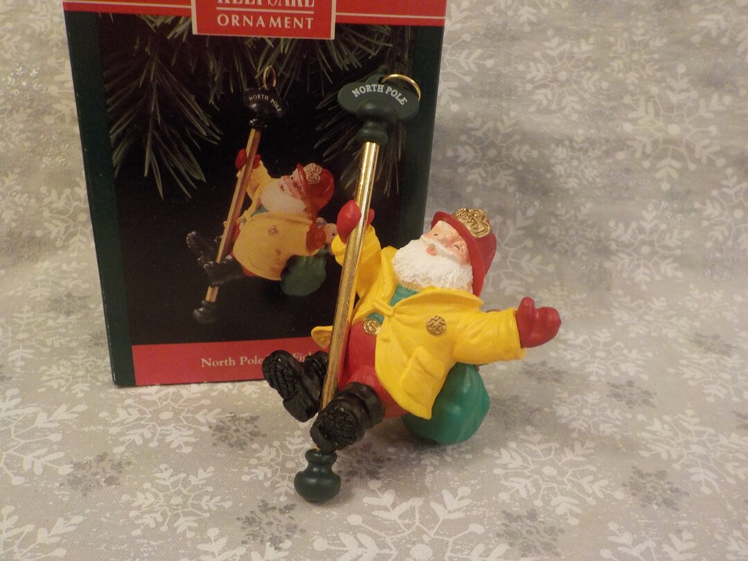 Hallmark Keepsake Ornament north Pole Fire - Etsy