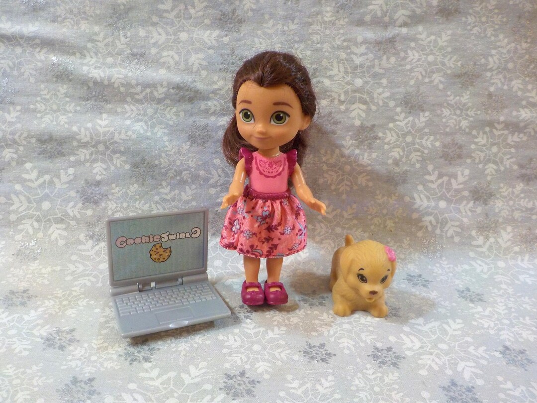DWA LLC Doll - With Computer and Puppy - Pre-played With - Etsy