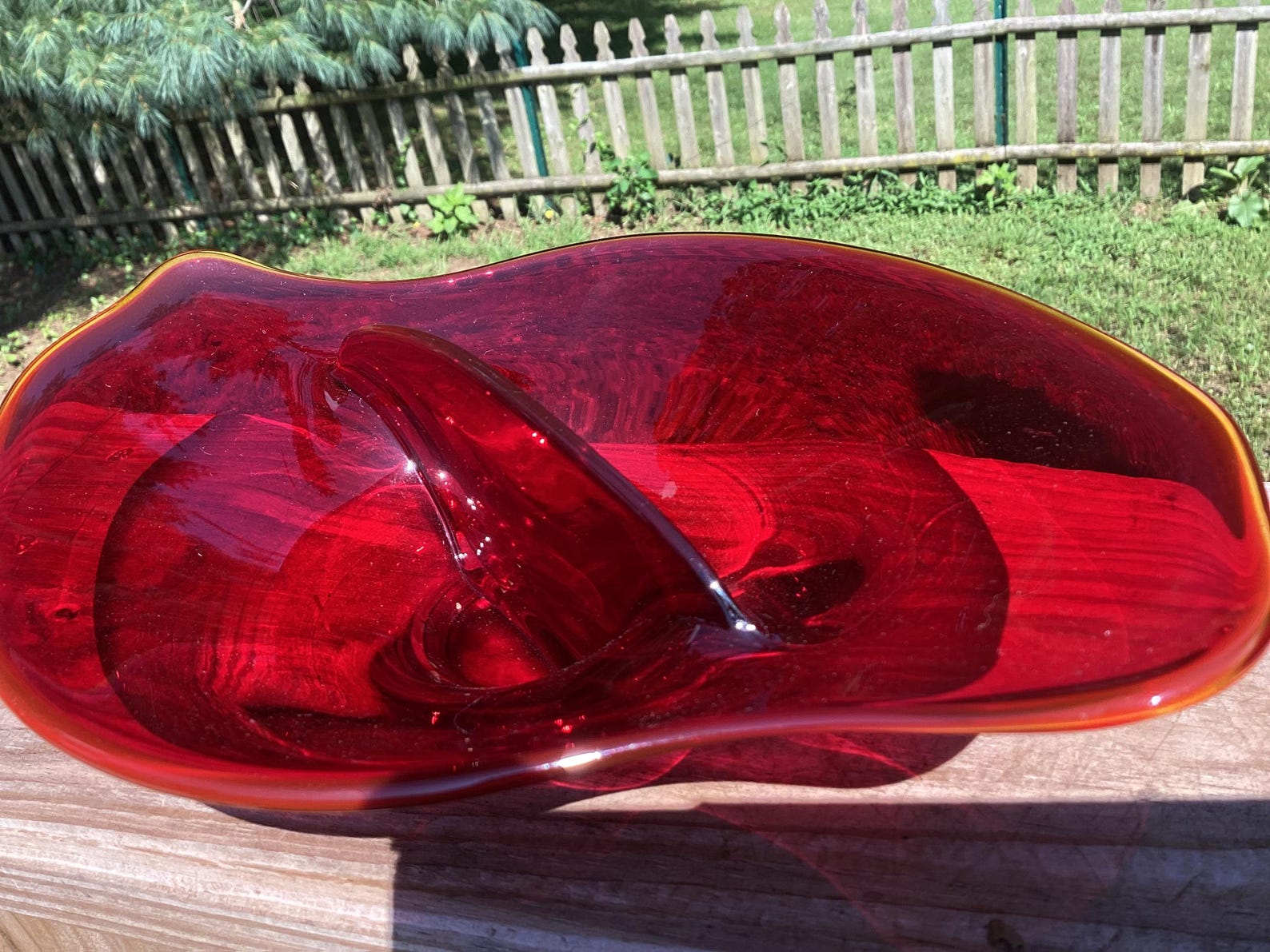 Vintage Ruby Red Candy Dish /serving, Divided in Middle, Holiday - Etsy