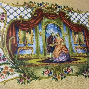 19th Century Victorian Petit Point Art , Man & Woman , Parlor - Etsy