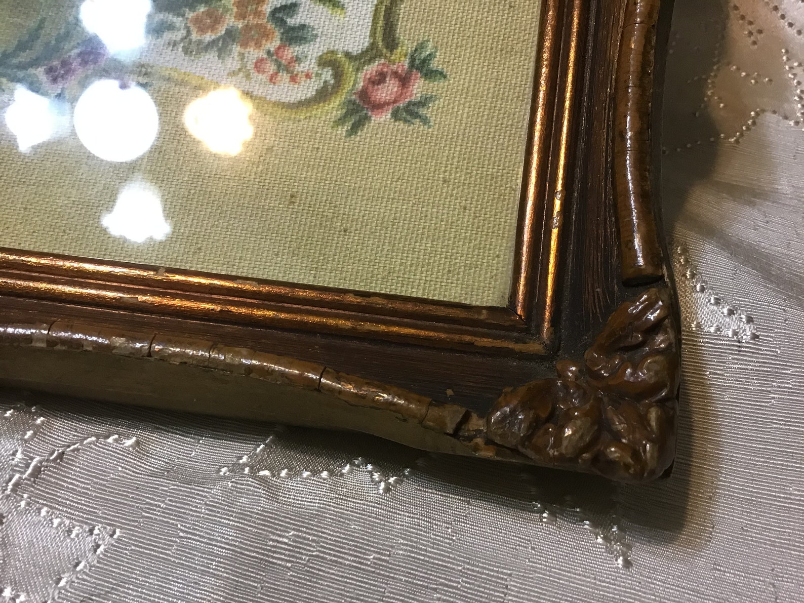 19th Century Victorian Petit Point Art Man & Woman Parlor - Etsy