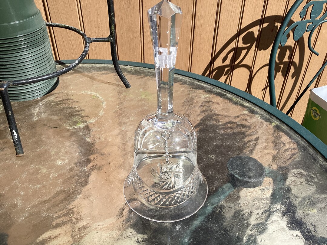 Vintage Crystal Dinner Bell, Star of David, Pinwheels, Diamond Shape - Etsy