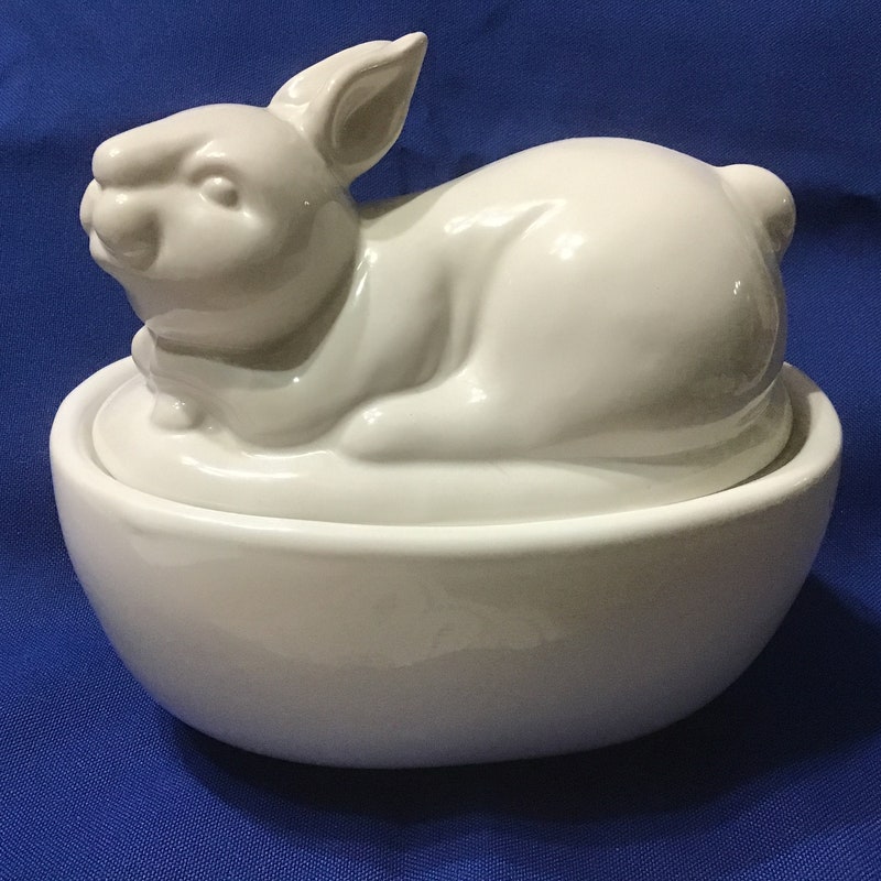 Rabbit Dish - Etsy