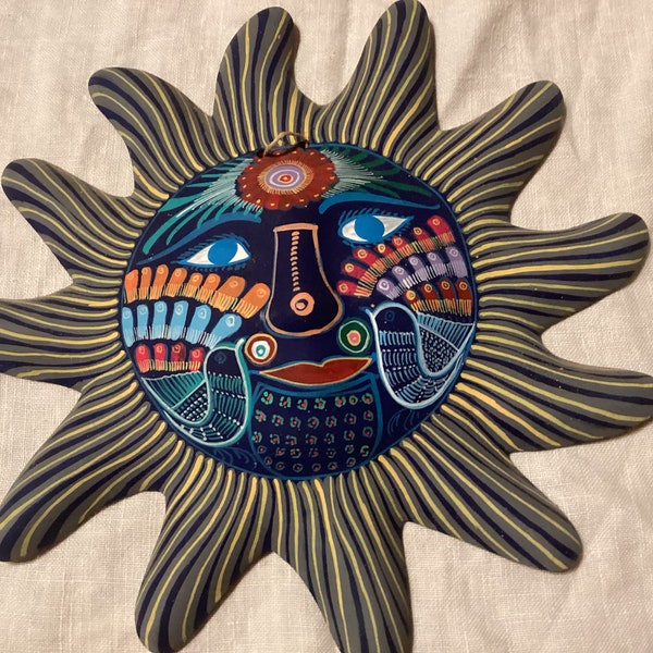 Terracotta Sun Face - Etsy