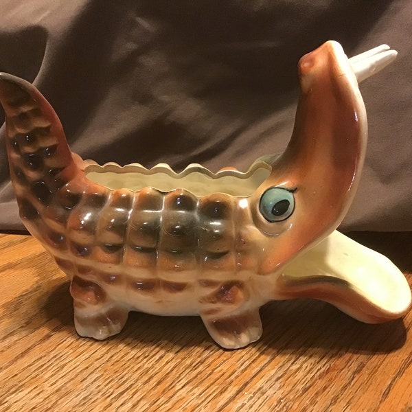 Alligator Planter - Etsy