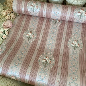 Vintage Victorian Floral Rose Wallpaper by the Yard - Etsy