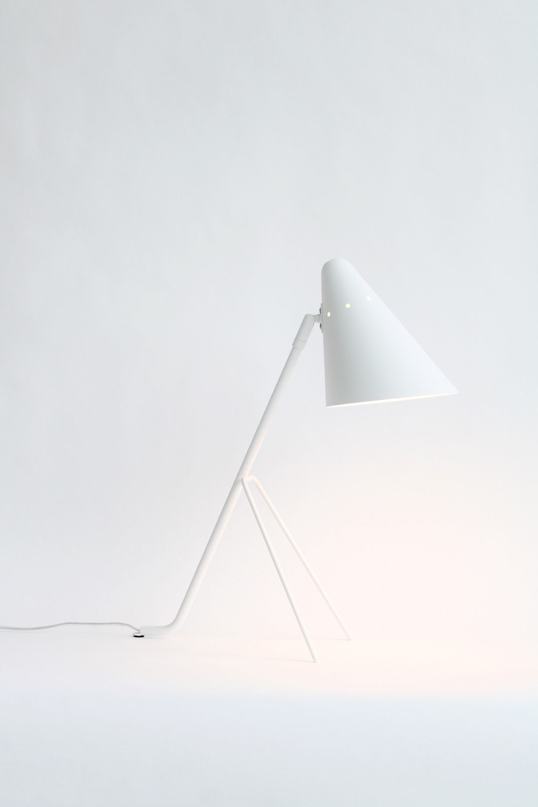 Mid Century Style Desk Wall Lamp White Table Light Fixture - Etsy