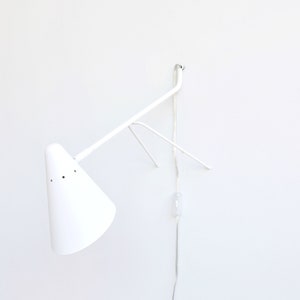 Mid Century Style Desk Wall Lamp White Table Light Fixture - Etsy