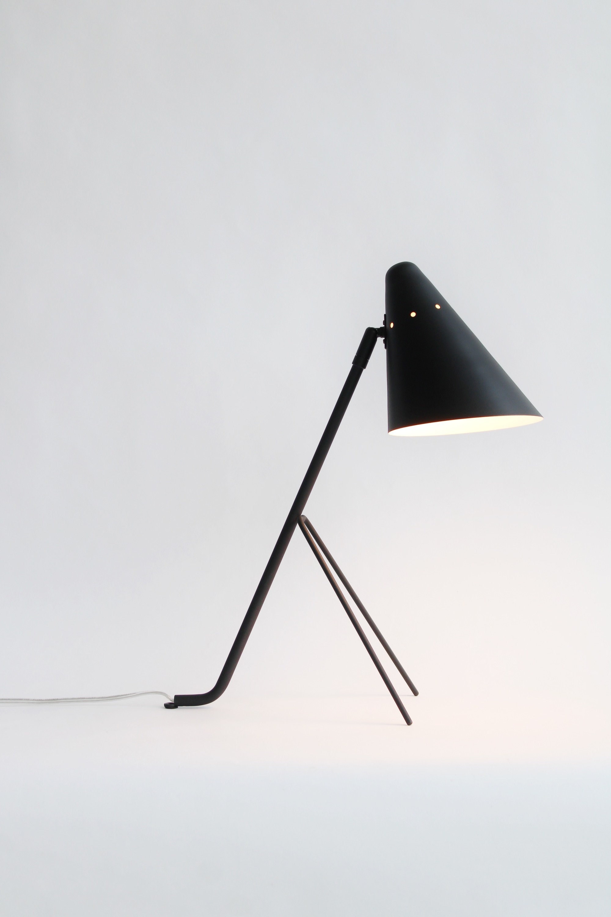Mid Century Style Desk Wall Lamp Black Table Light Fixture - Etsy