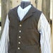 Western Cowboy Vest Victorian Ranch Waistcoat Historical Costume - Etsy