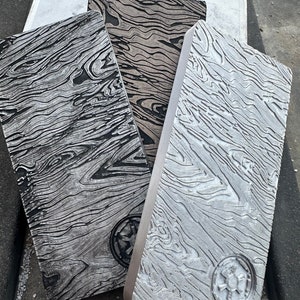 Beskar Billets Damascus Pattern 3D Printed Mandalorian Ingots ...