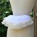 Bustle Pillow Pad Lightweight Cotton Lace Drawstring Victorian ...