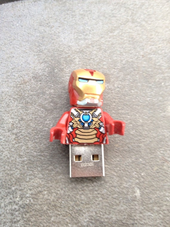 Items similar to 8GB USB Flash Drive in Original Lego Minifigure Iron ...