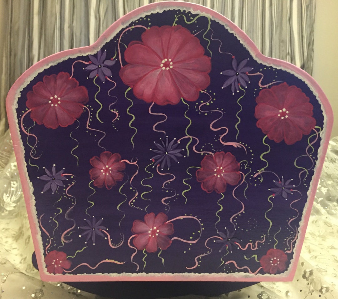 Custom Wooden Painted Doll Cradle - Etsy