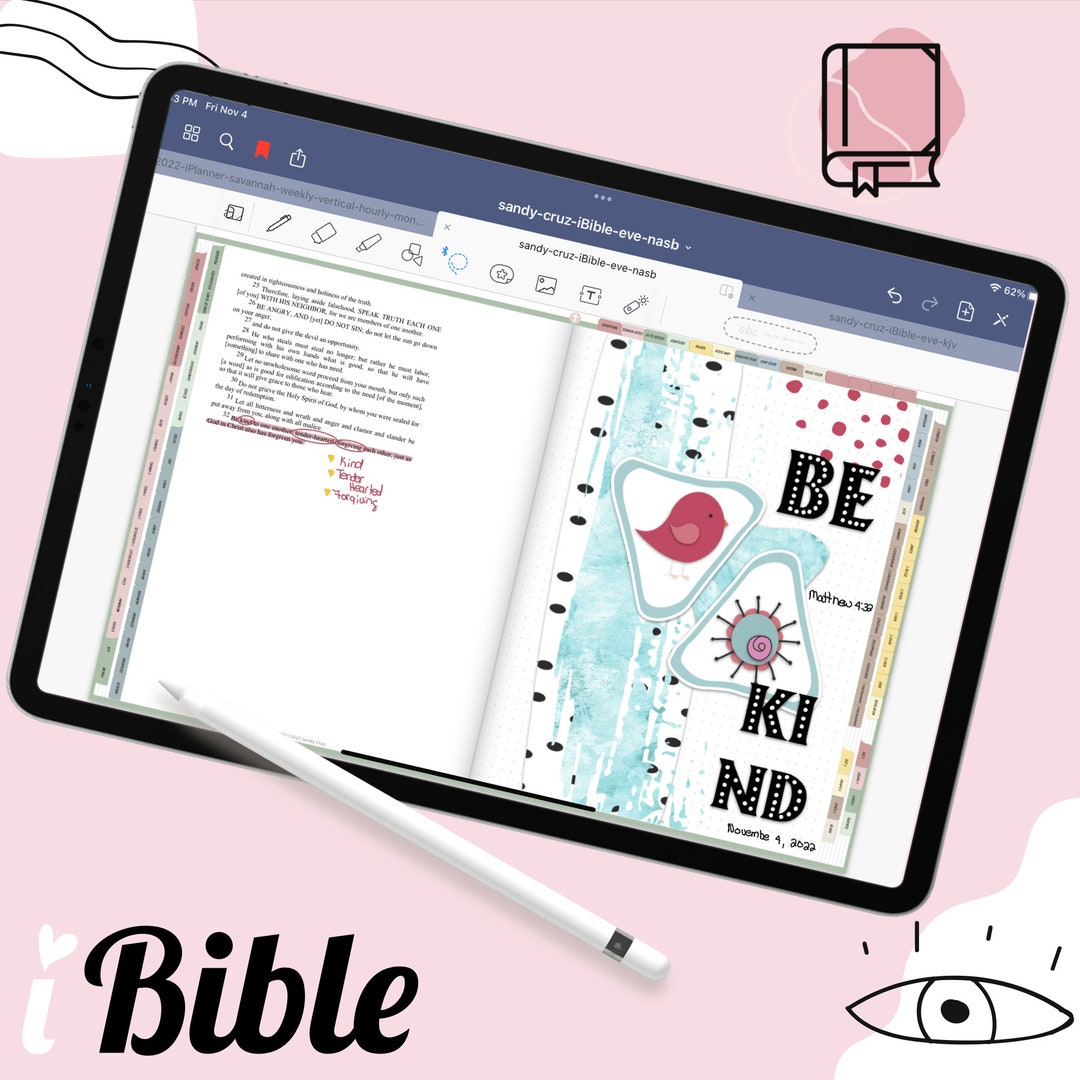 Digital Bible | Digital Journaling Bible for Goodnotes 5 | KJV Digital ...