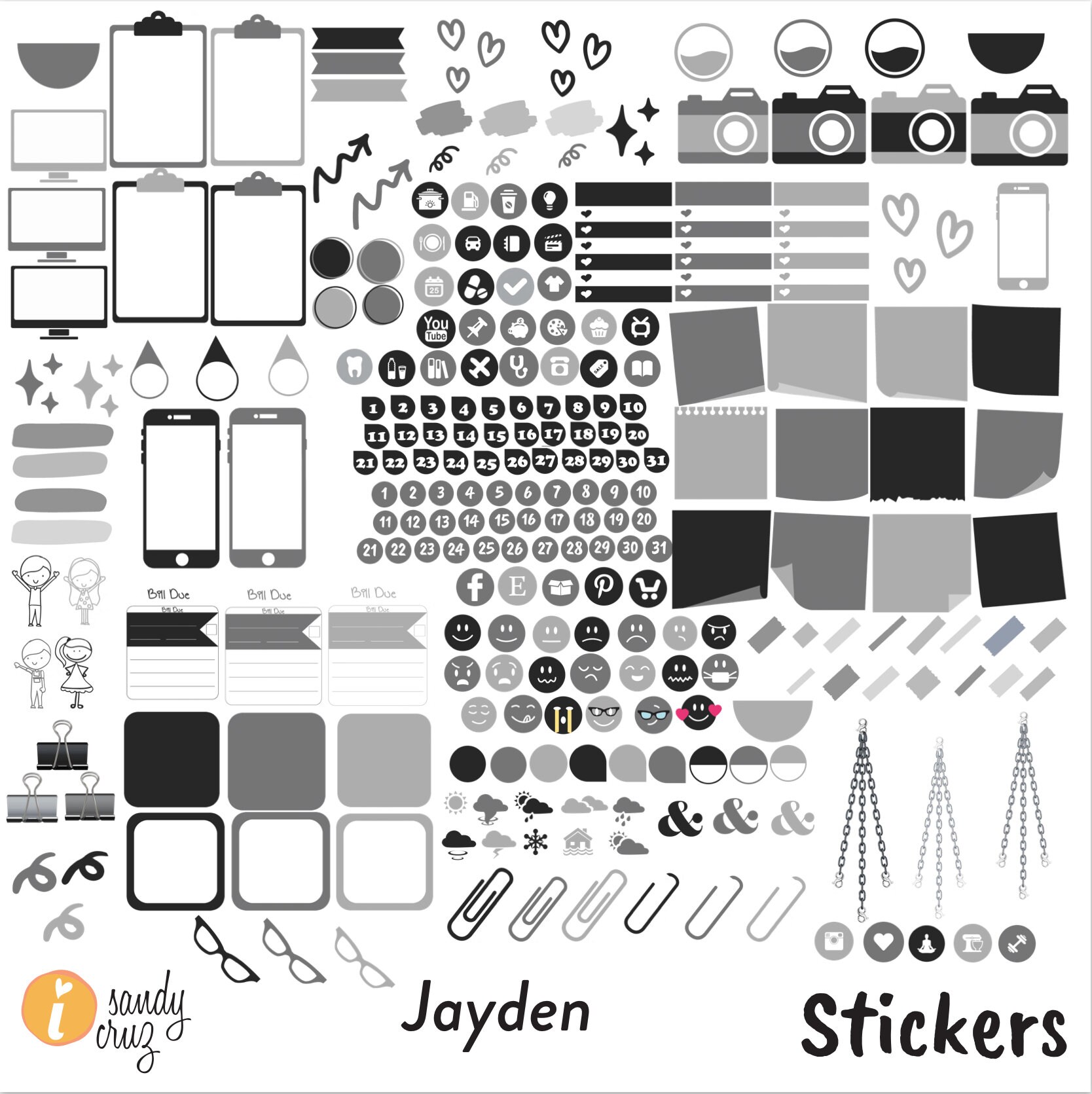 Goodnotes 2023 Iplanner Digital Planner jayden Weekly Horizontal Layout ...