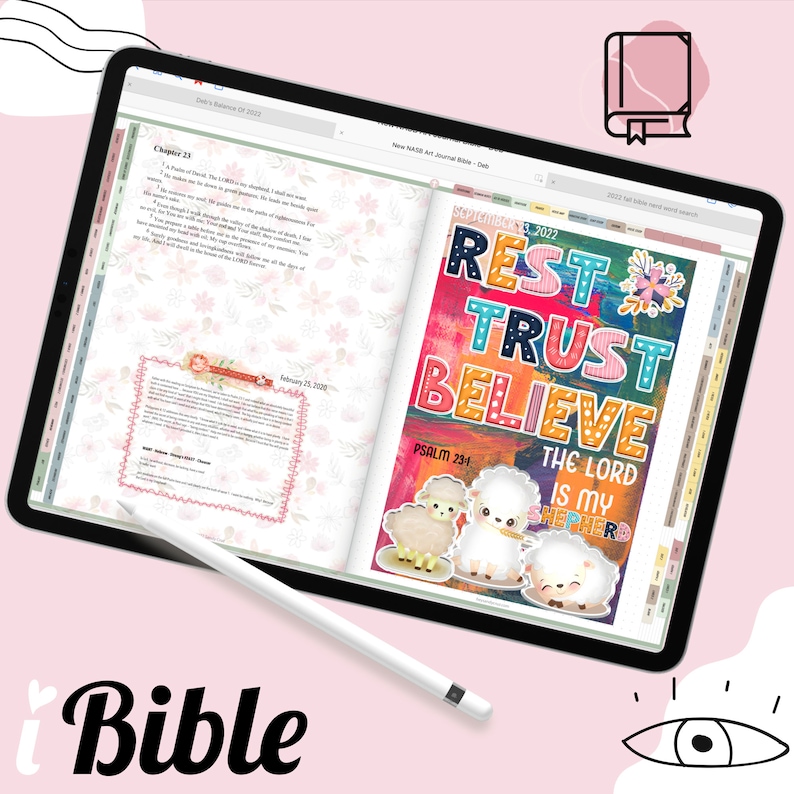Digital Bible | Digital Journaling Bible for Goodnotes 5 | KJV Digital ...