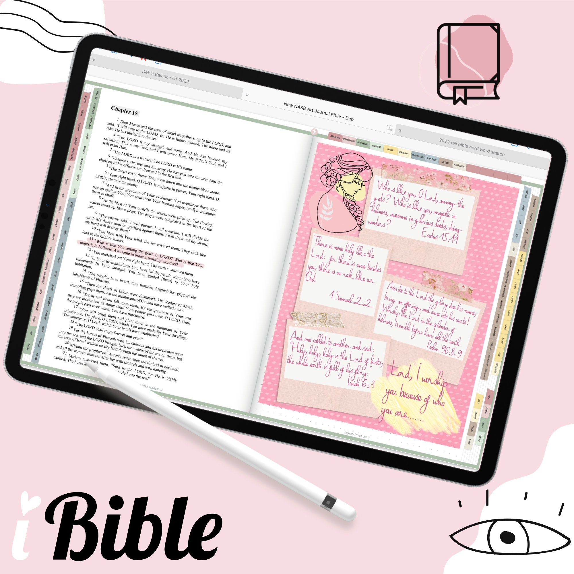 Digital Bible | Digital Journaling Bible for Goodnotes 5 | KJV Digital ...