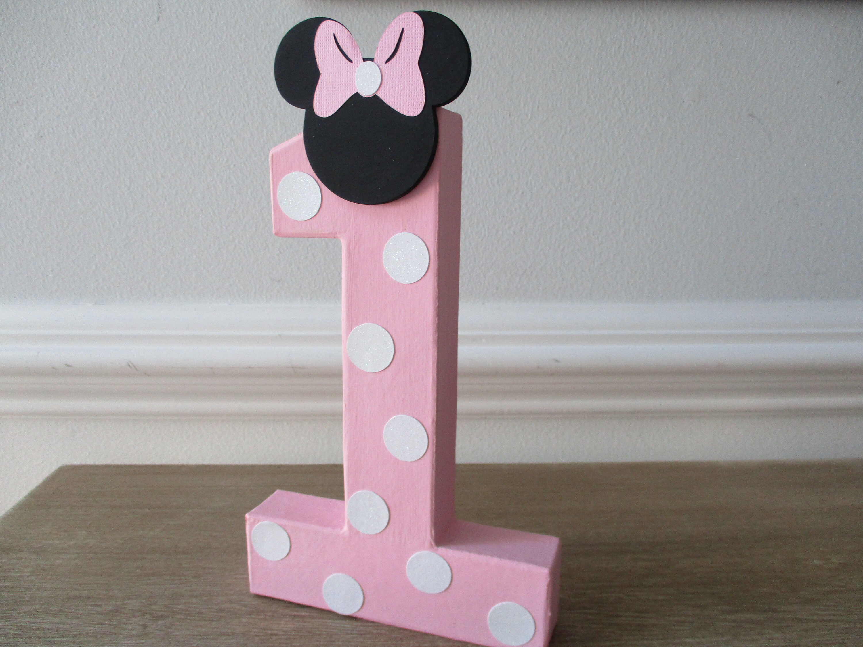 Minnie Mouse Number 1 Photo Prop Minnie Mouse Inspired | Etsy