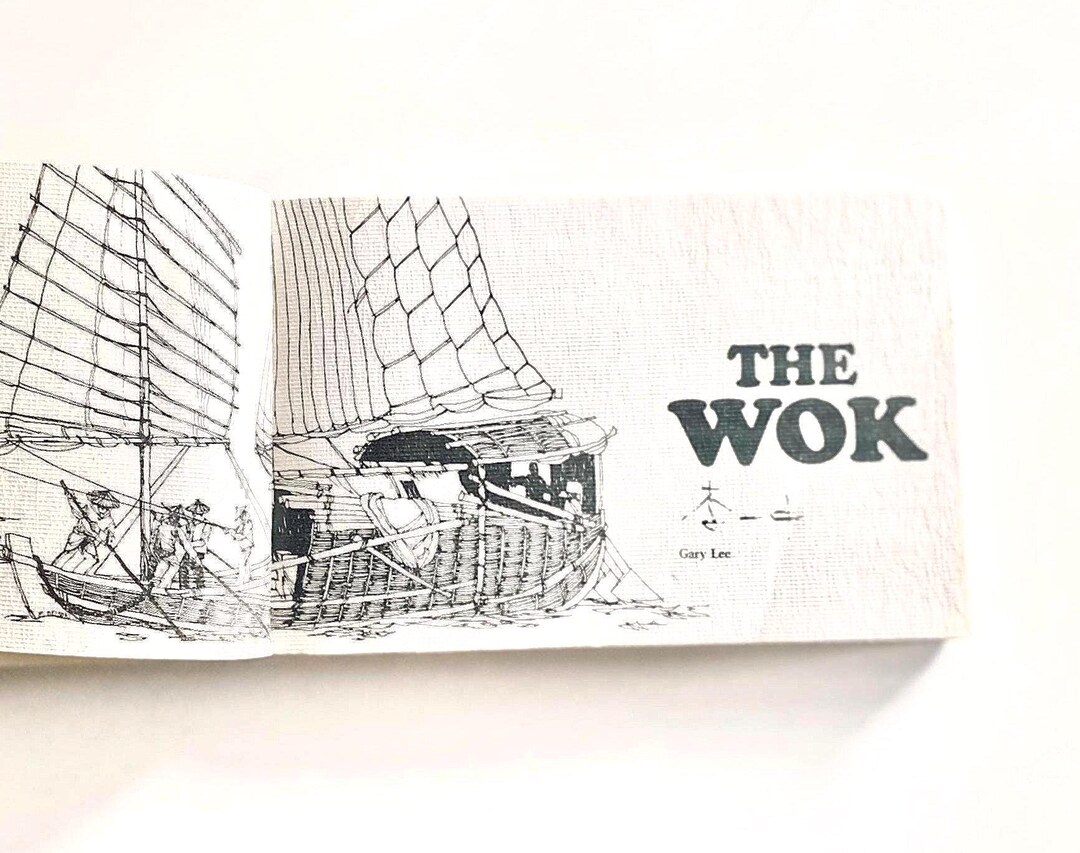 Vintage 1970s Cookbook. THE WOK. Kitchen Chef Supplies. Chinese Cooking ...