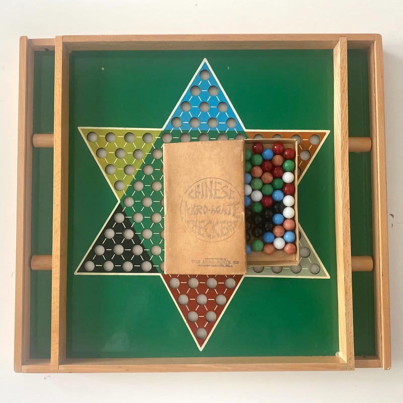 Checkers Game Game Table - Etsy