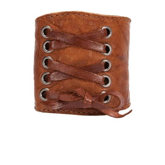 Victorian Leather Cuff in Black| Rust| Chocolate Brown & Red by Anat ...