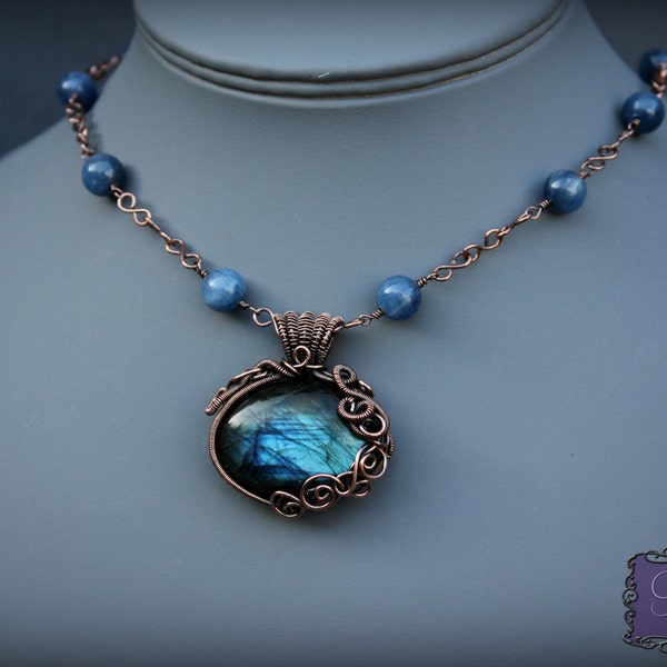 Wire Work Pendant - Etsy