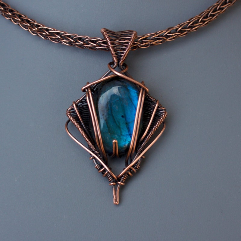 Wire Work Necklace - Etsy