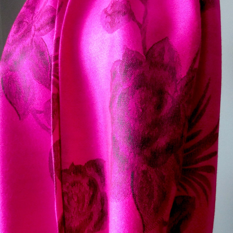 Hot Pink Scarf Pashmina Shawl Valentines Scarf Womens - Etsy