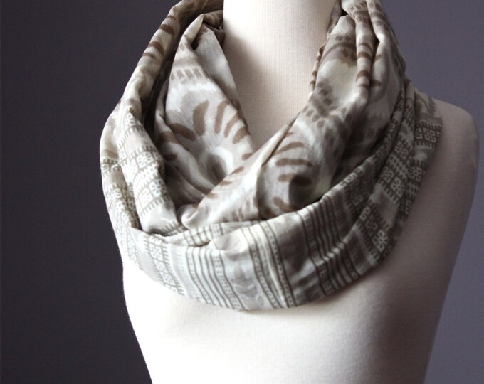 Eco Infinity Scarf 100% Cotton Summer Spring Light Loop Tube - Etsy