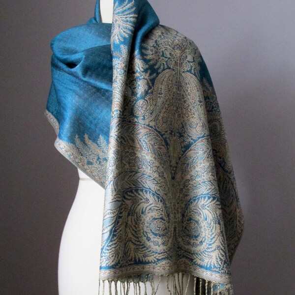 Teal Scarf - Etsy